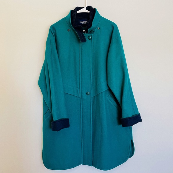 Herman Kay | Jackets & Coats | Ladies Vintage Herman Kay Wool Coat Size ...